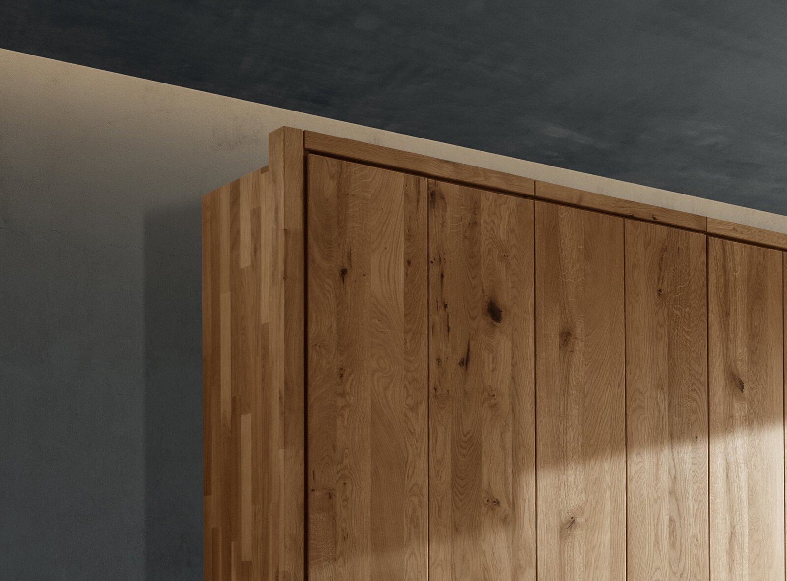 Aalborg Kleiderschrank Rahmen Eiche von Lars Olesen günstig bestellen ...