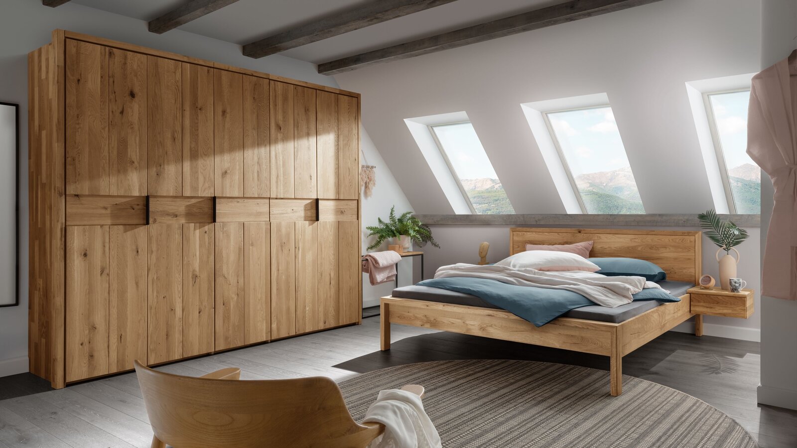 Aalborg Kleiderschrank Rahmen Eiche von Lars Olesen günstig bestellen ...