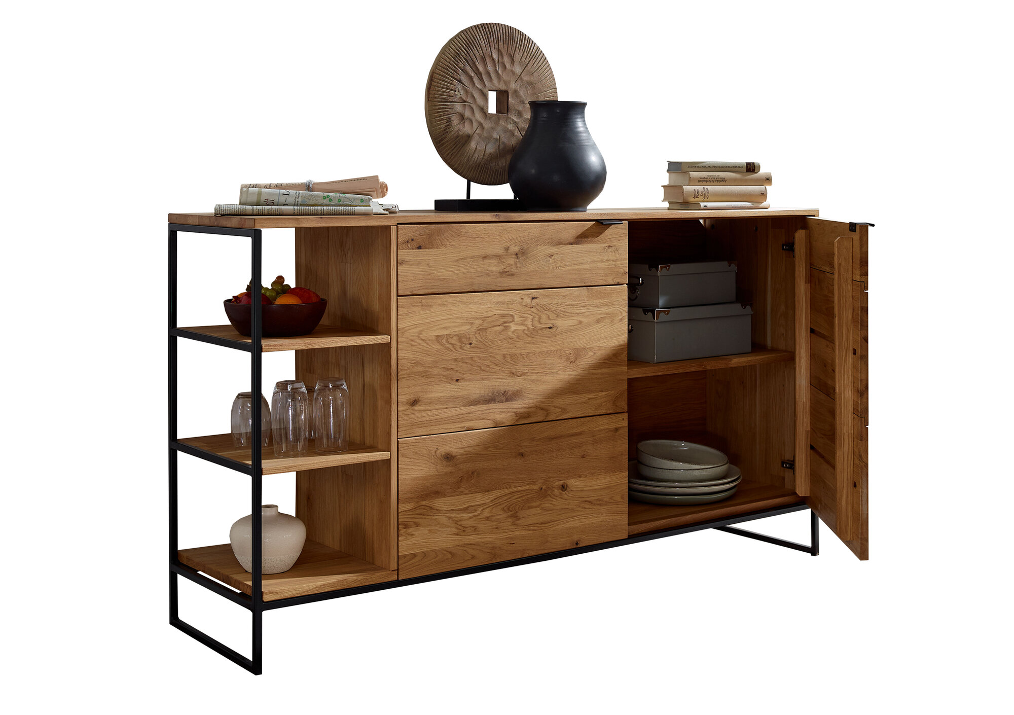 Sideboard II Elin aus massiver Wildeiche von G&K günstig bestellen | SKANMØBLER