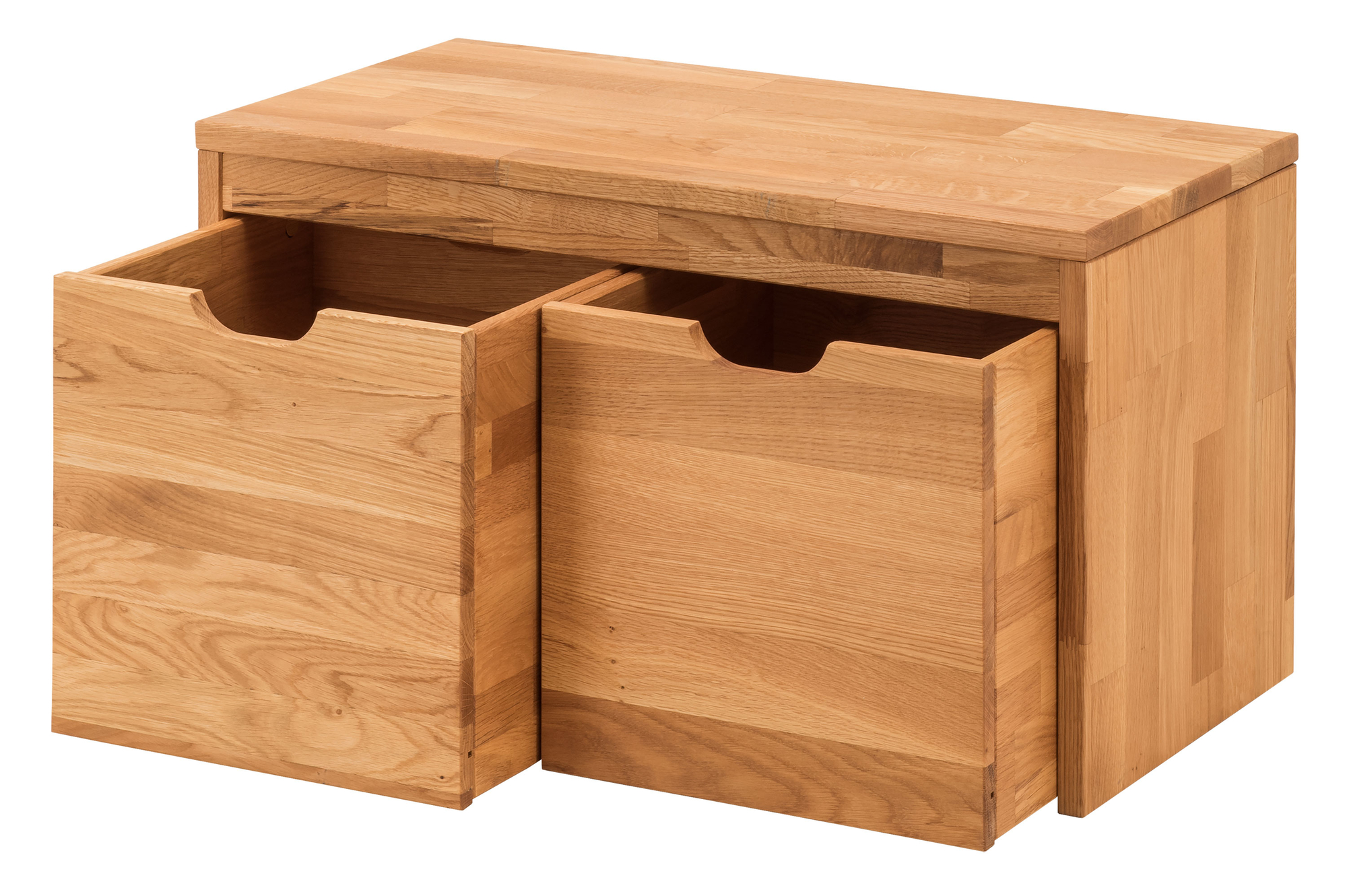 Garderobenbank Velkom mit Schubkästen Massivholz von Lars Olesen ...